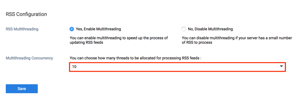 Configure Rss Multithreading How To Articles 